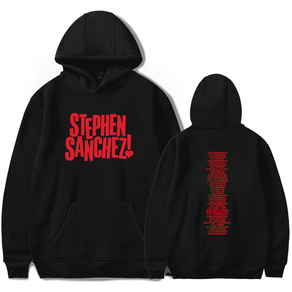 Stephen Sanchez Exclamation Heart Logo Merch Hoodie Long Sleeve Vintage ...