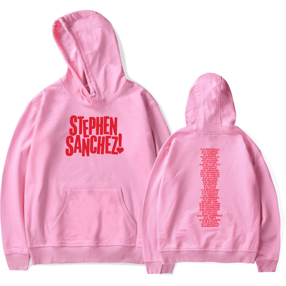Stephen Sanchez Exclamation Heart Logo Merch Hoodie Long Sleeve Vintage ...