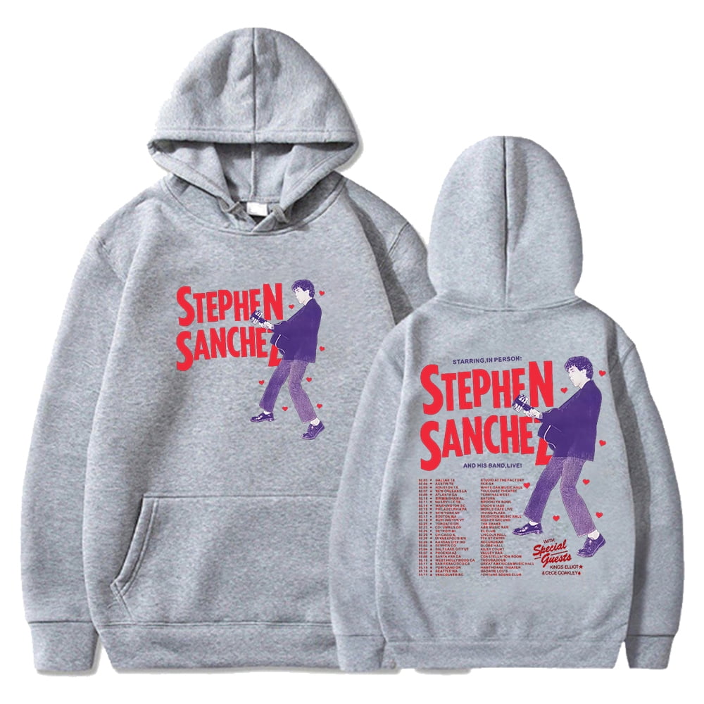 Stephen Sanchez Hoodie 2024 Tour Merch Long Sleeve Sweatshirts Women ...
