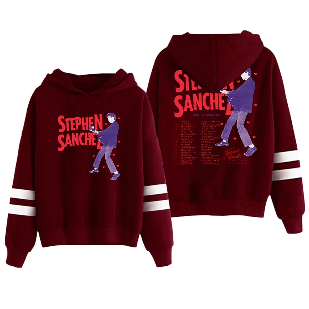 Stephen Sanchez Hoodie 2024 Tour Merch Women Men Pocketless Parallel ...