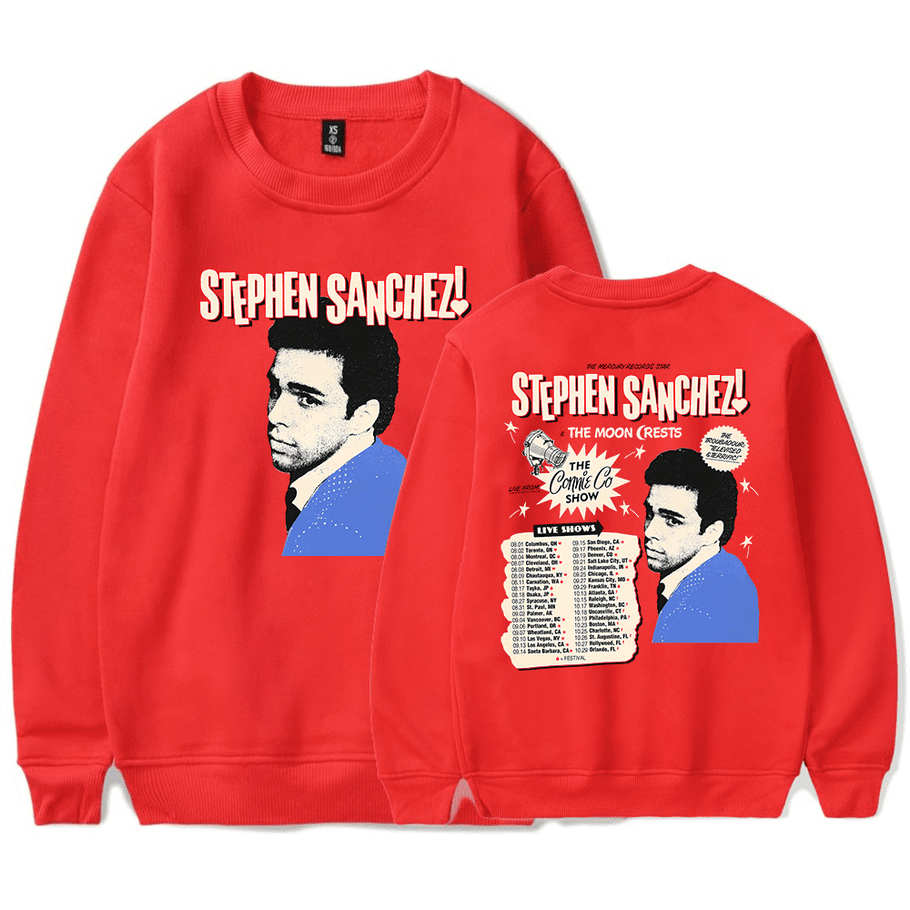 Stephen Sanchez Merch Long Sleeve Sweatshirt Crewneck Live Tour 2024 ...