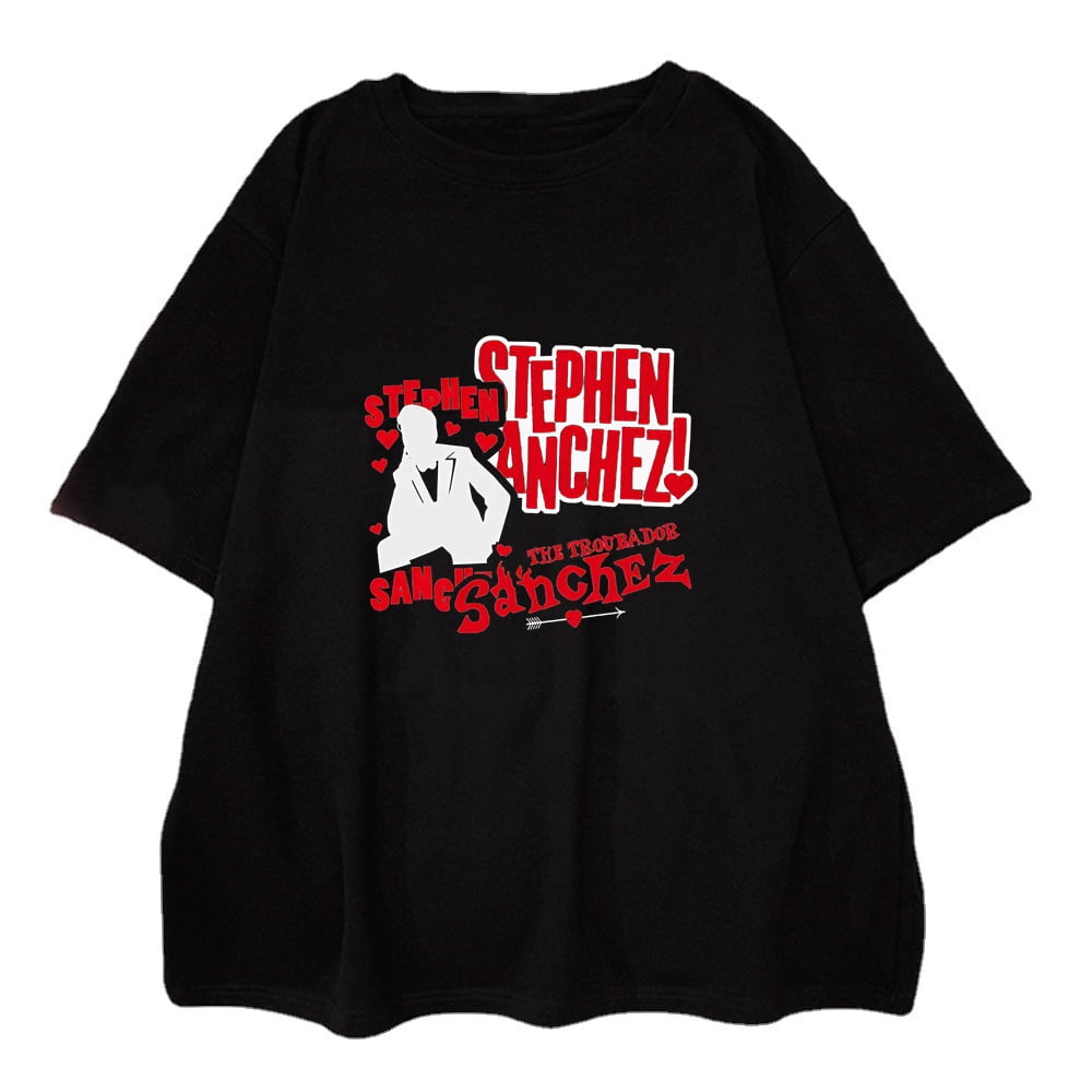 Stephen Sanchez Merch T-shirt Hip Hop Style Cool Casual Round Collar ...