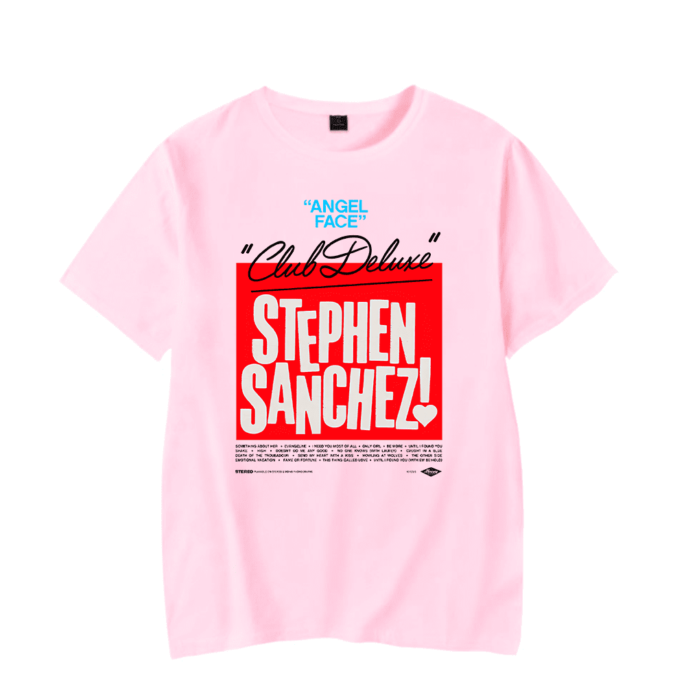 Stephen Sanchez T Shirt Tour Merch Casual Logo T-Shirt New Short Sleeve ...