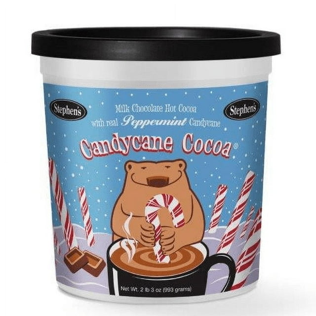 Stephen's Gourmet Candycane Hot Cocoa Powder Drink Mix Canister, 35 oz ...