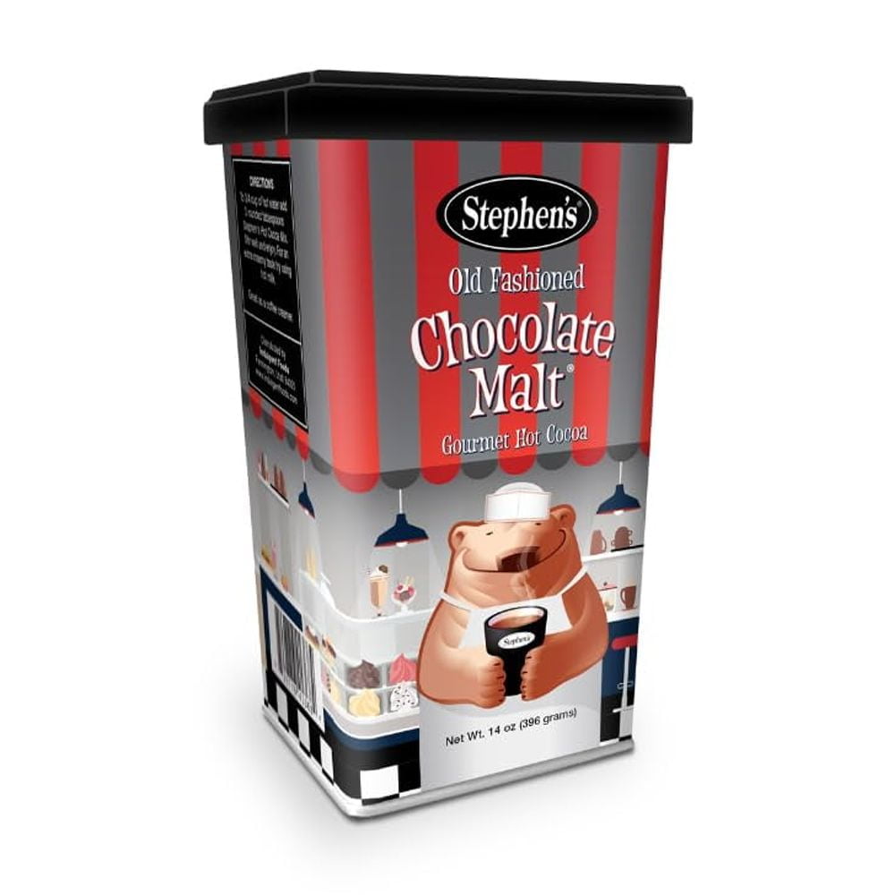 Stephen's Gourmet Hot Cocoa, Old Fashioned Chocolate Malt, 14 OZ (Pack ...
