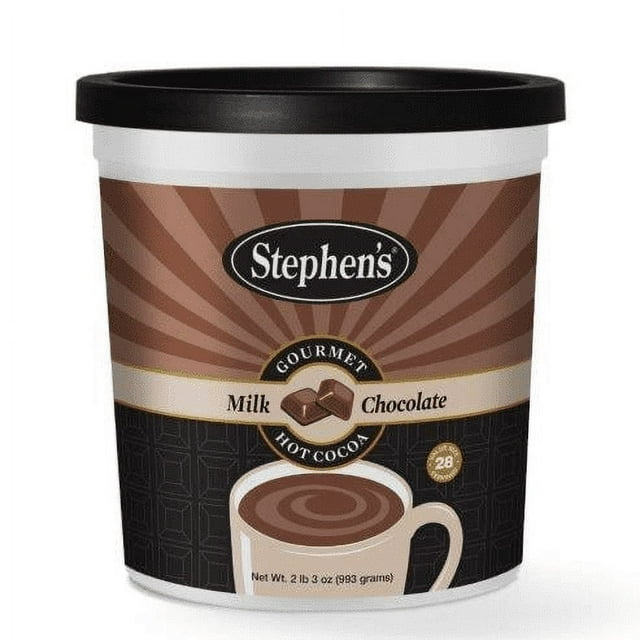 Stephen's Gourmet Milk Chocolate Hot Cocoa Powder Drink Mix Canister ...