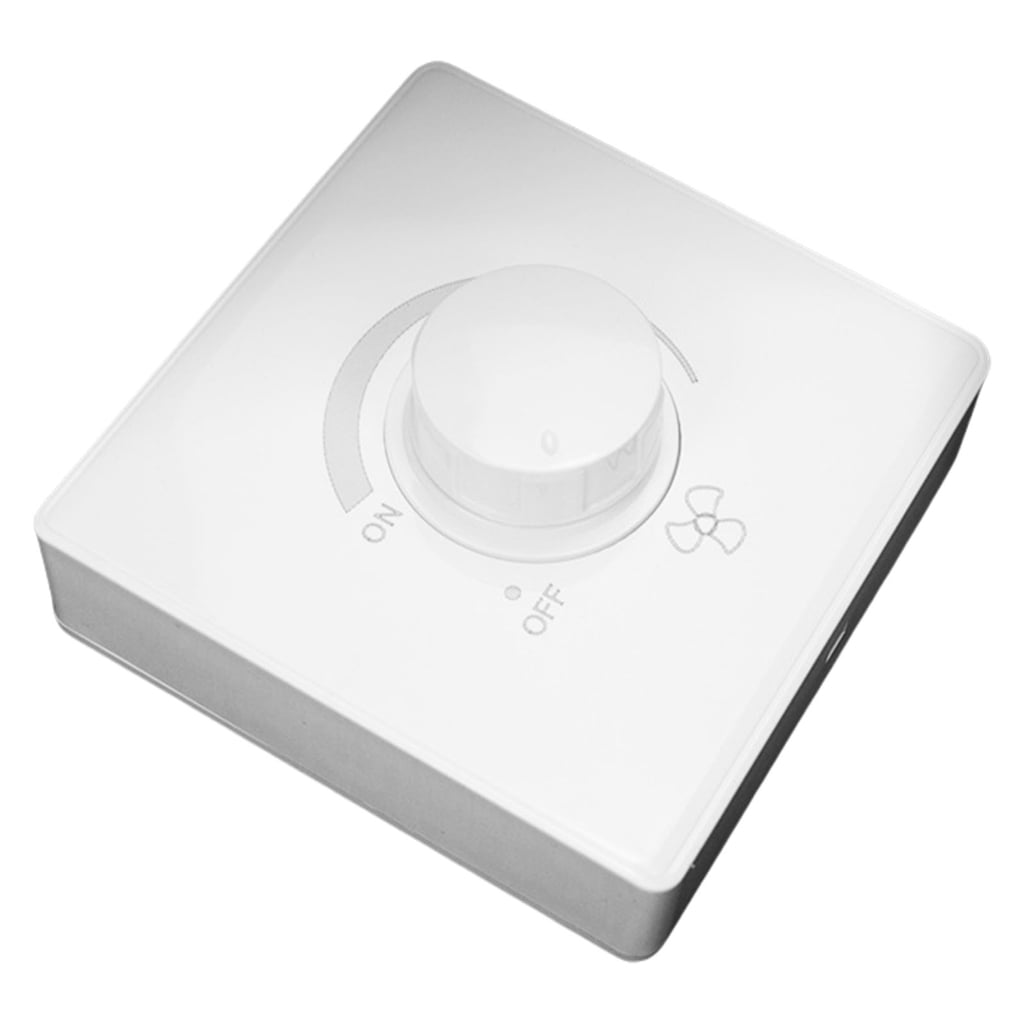 Stepless Adjustment Wall Fan Speed Control Panel 86 Type Fan Speed ...