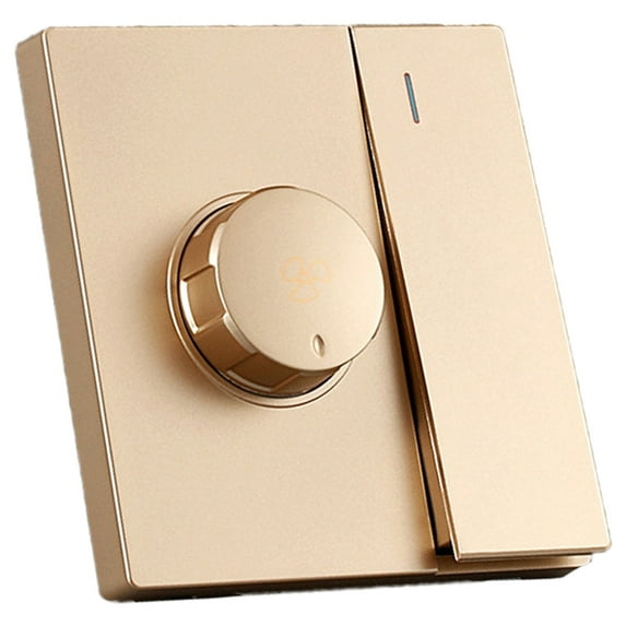 Stepless Ceiling Fan Speed Adjuster Wall Mounted Speed Control Button ...