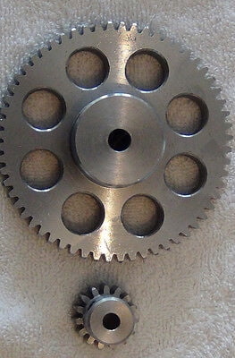 Stepper Gear 4 to 1 Rack Pinion CNC Router Plasma Stronger than Belt ...