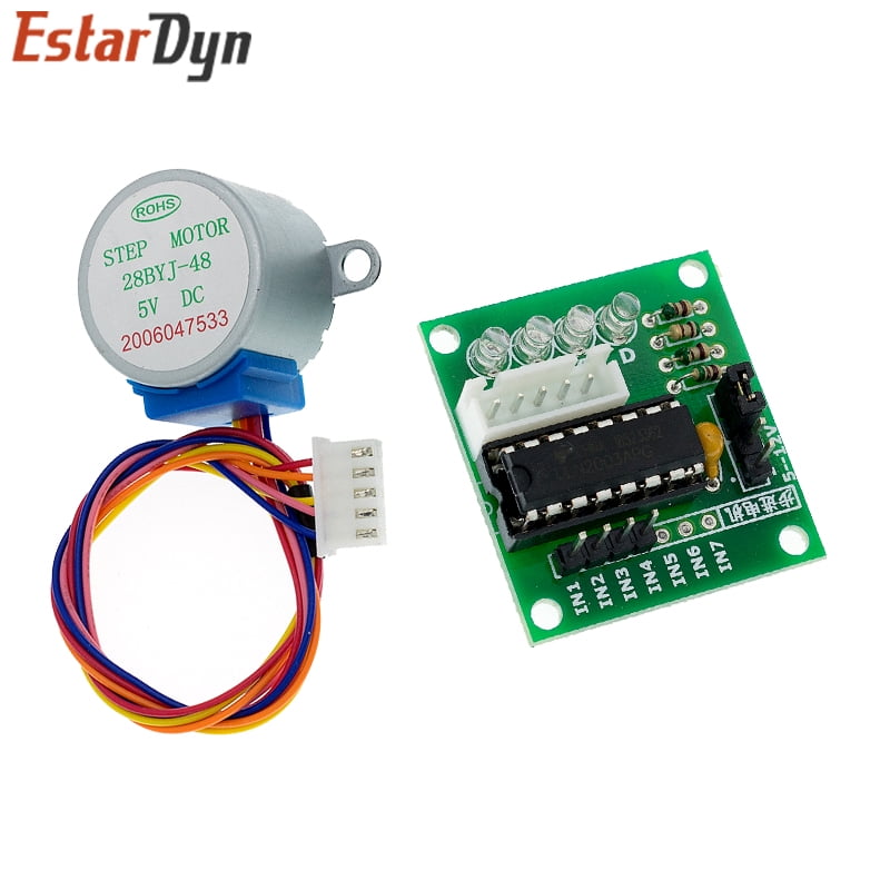 Stepper Motor 28BYJ-48 DC Gear Reduction Driver Board ULN2003 for DIY ...