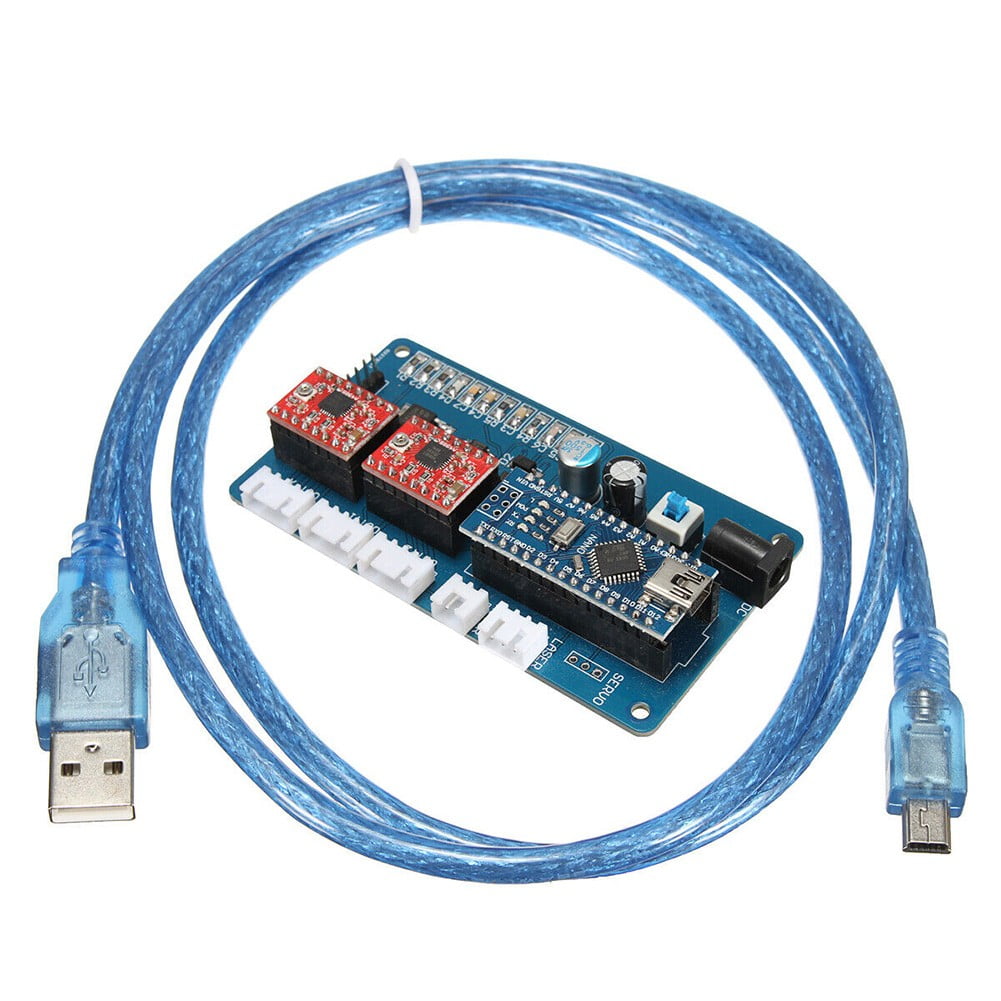 Stepper Motor Control Board Driver 2-Axis For DIY La ser Engraver for ...