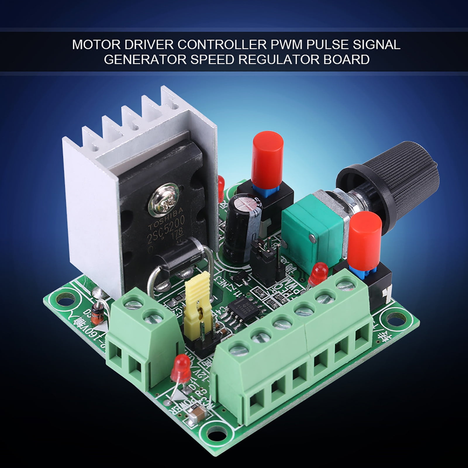 Stepper Motor Controller PWM Pulse Generator Speed Regulator Board, pwm controller, stepper ...