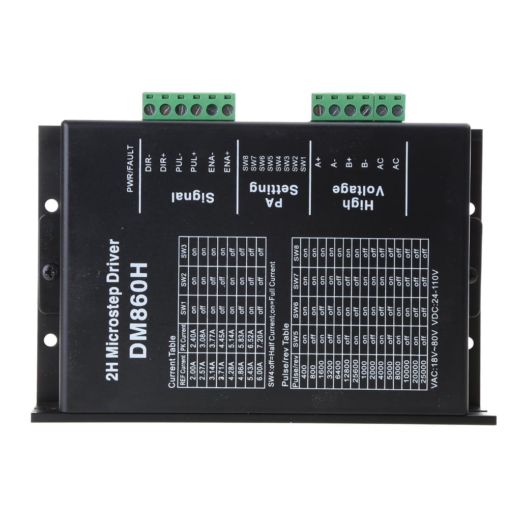 Stepper Motor Driver DM860H 7.2A DC24-80V 200 Subdivision for Nema 23. ...