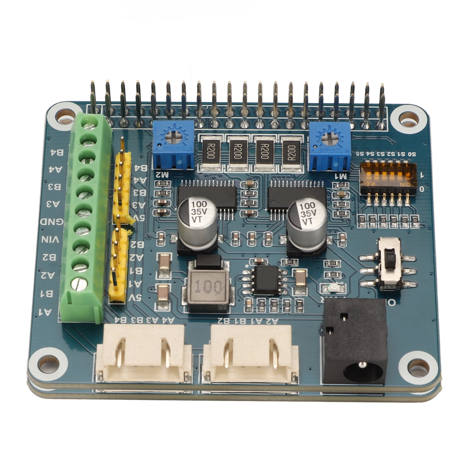 Stepper Motor HAT With 6 Microstepping Mode 2 Stepper Motors Up To 1 stepper-motor-hat-with-6-microstepping-mode-2-stepper-motors-up-to-1