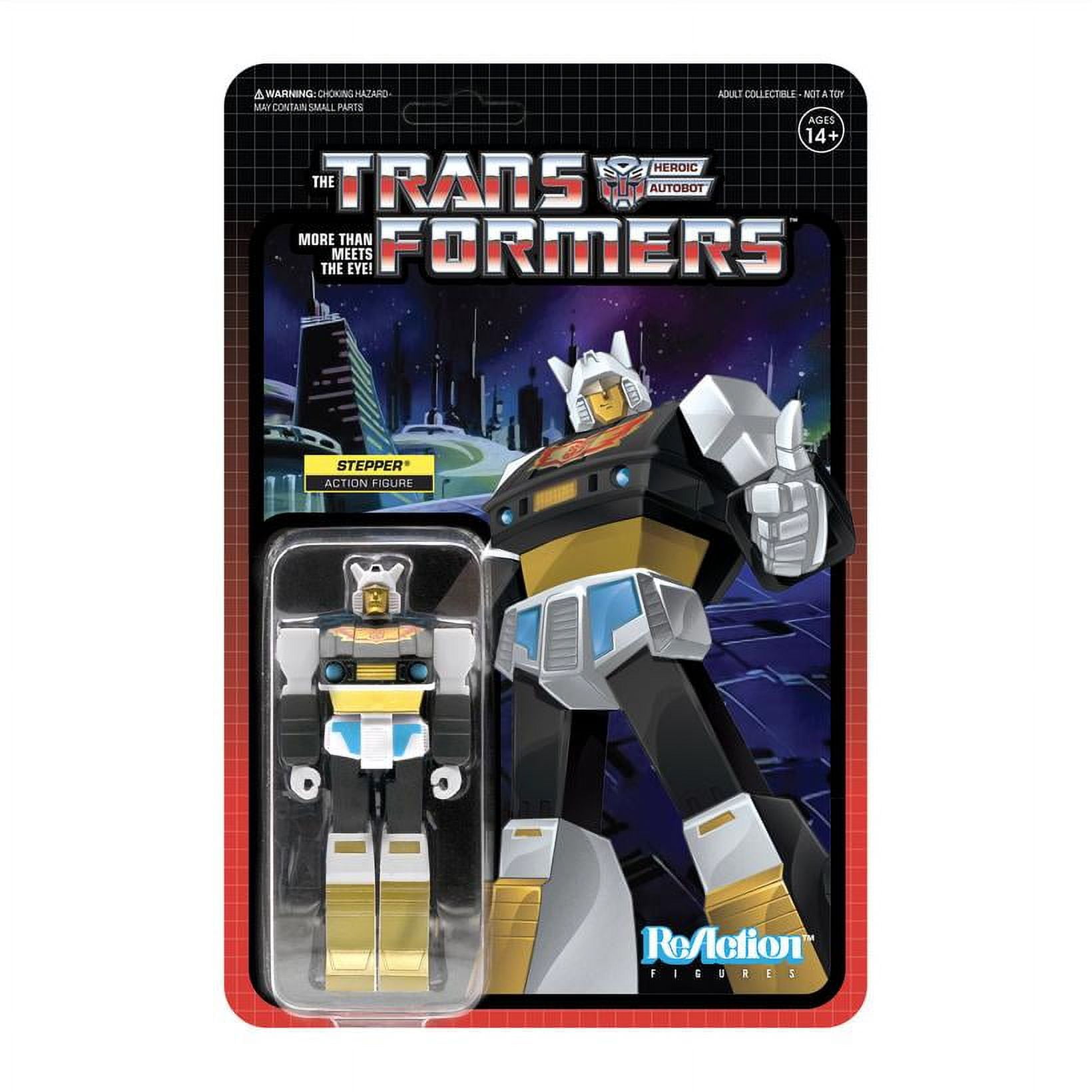 Free Shipping! Stepper Transformers Super 7 Reaction Action Figure ...