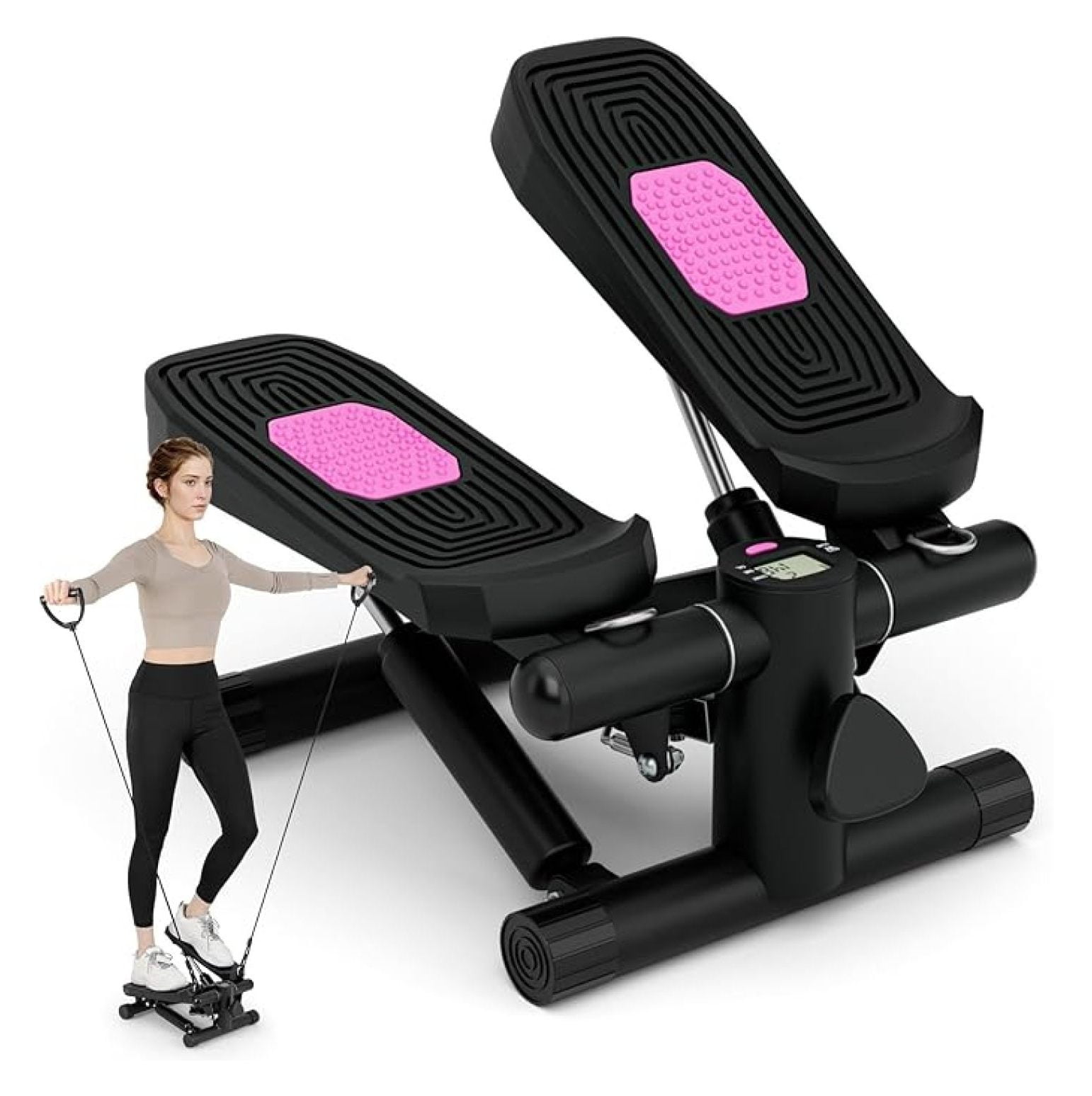 Steppers for Exercise at Home, Hydraulic Mini Stair Stepper with ...