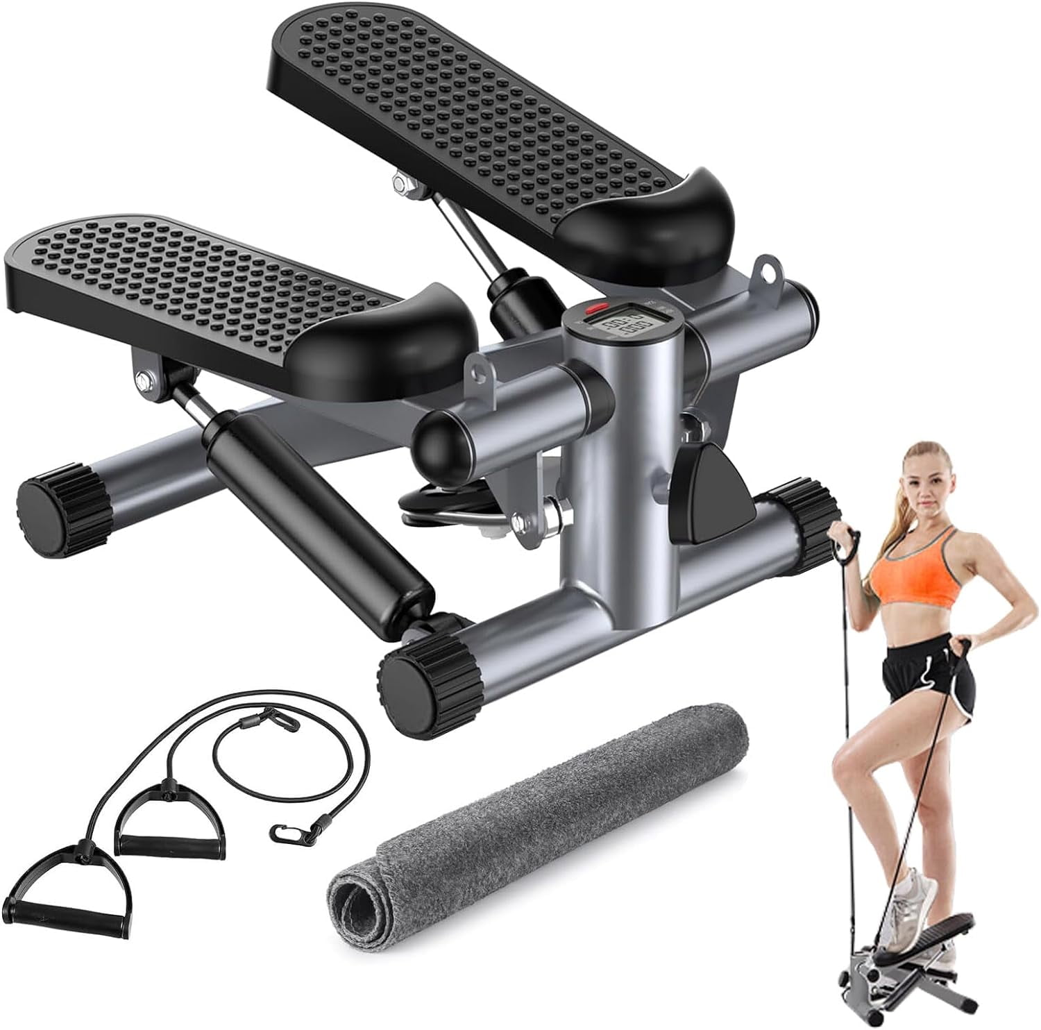 Steppers for Exercise at Home, Portable Mini Stair Stepper Machine for ...