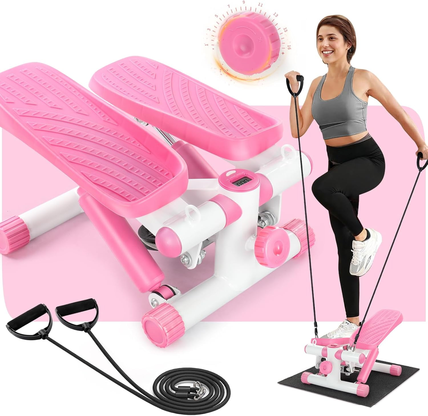 Steppers for Exercise at Home, Stair Stepper Mini Stepper with ...