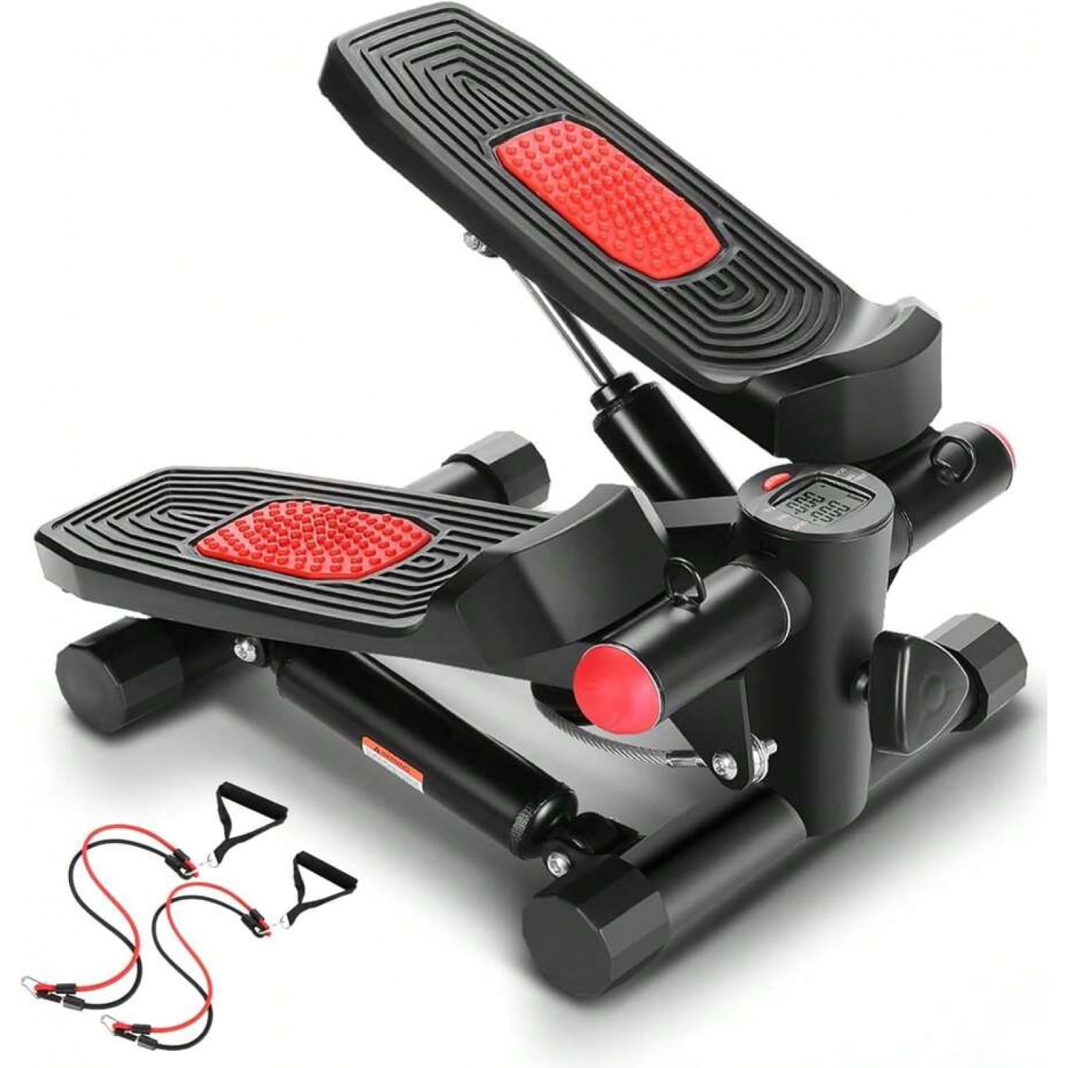Steppers for Exercise, Mini Stair Stepper with Resistance Bands at Home ...