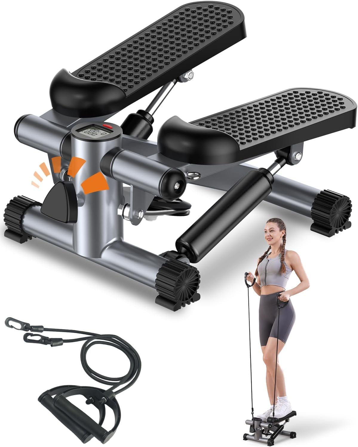 Steppers for Exercise,Mini Stepper with Exercise Equipment for Home ...