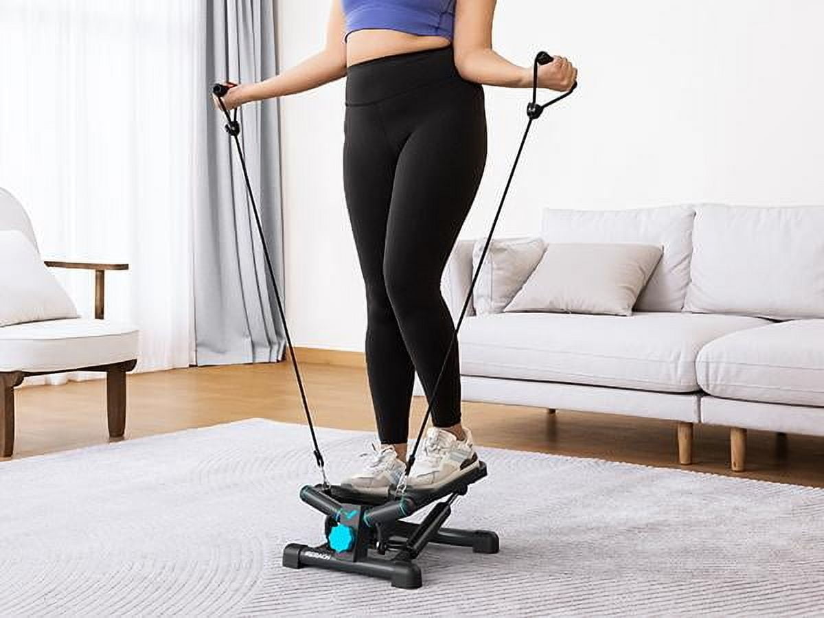 Steppers for Exercise, Space-saving Stair Stepper with Resistance Bands ...