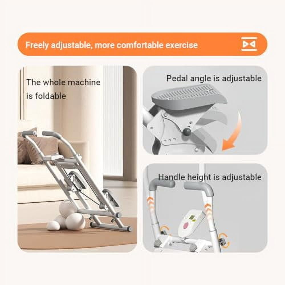 Steppers for Exercise, Stair Stepper with Resistance Bands,Compact ...