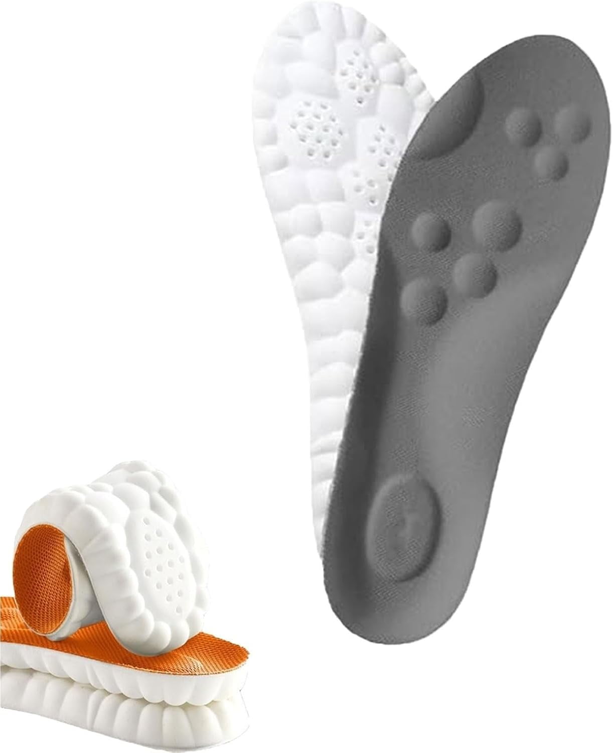 Steppers Insoles for Men/Women,Steppers Massage Insoles,Steppers Insoles Sole Inserts Memory ...