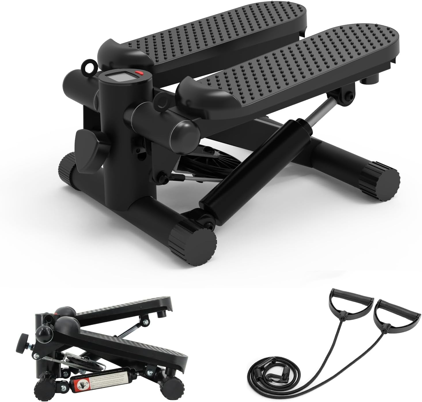 Steppers for Exercise, Stair Stepper with Resistance Bands, Mini ...