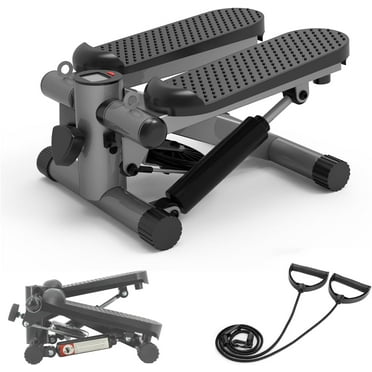 Eccomum Portable Mini Stepper Exercise Machine with Resistance Bands ...