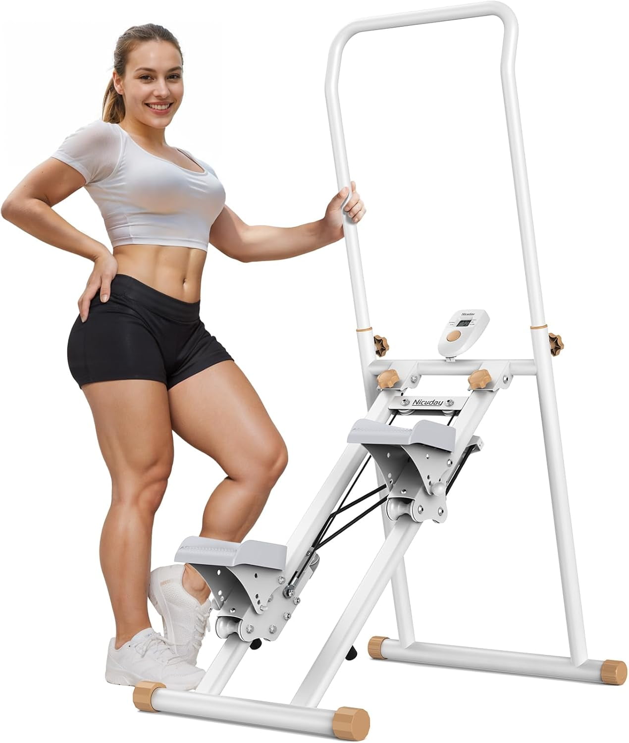 Steppers for Exercise at Home, Stair Stepper with Handlebar, Stair Climber, Stair Master with ...