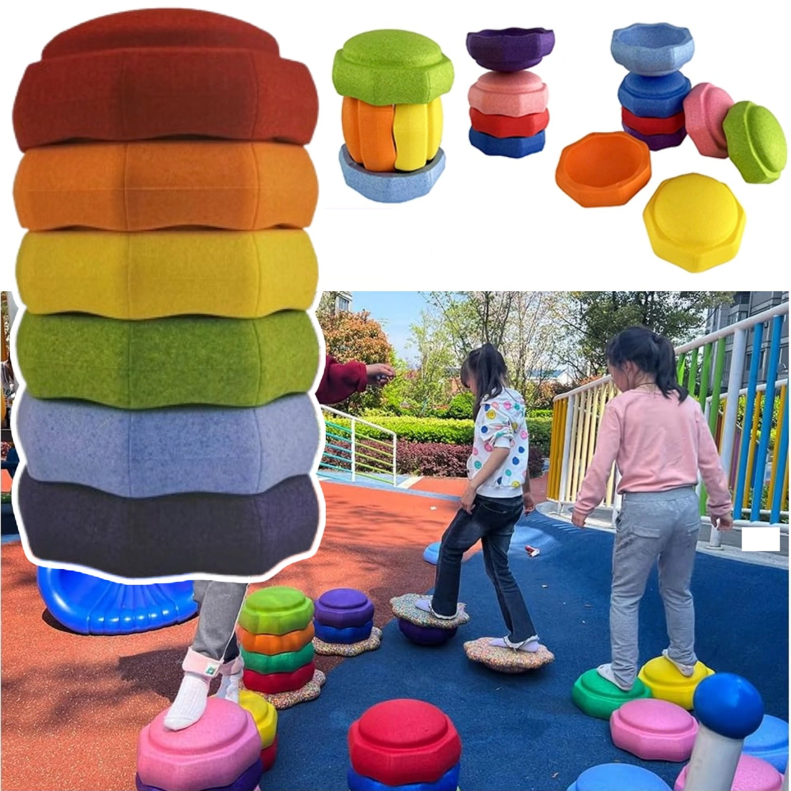 Stepping Stones for Kids,Balance Training and Sensory Coordination ...