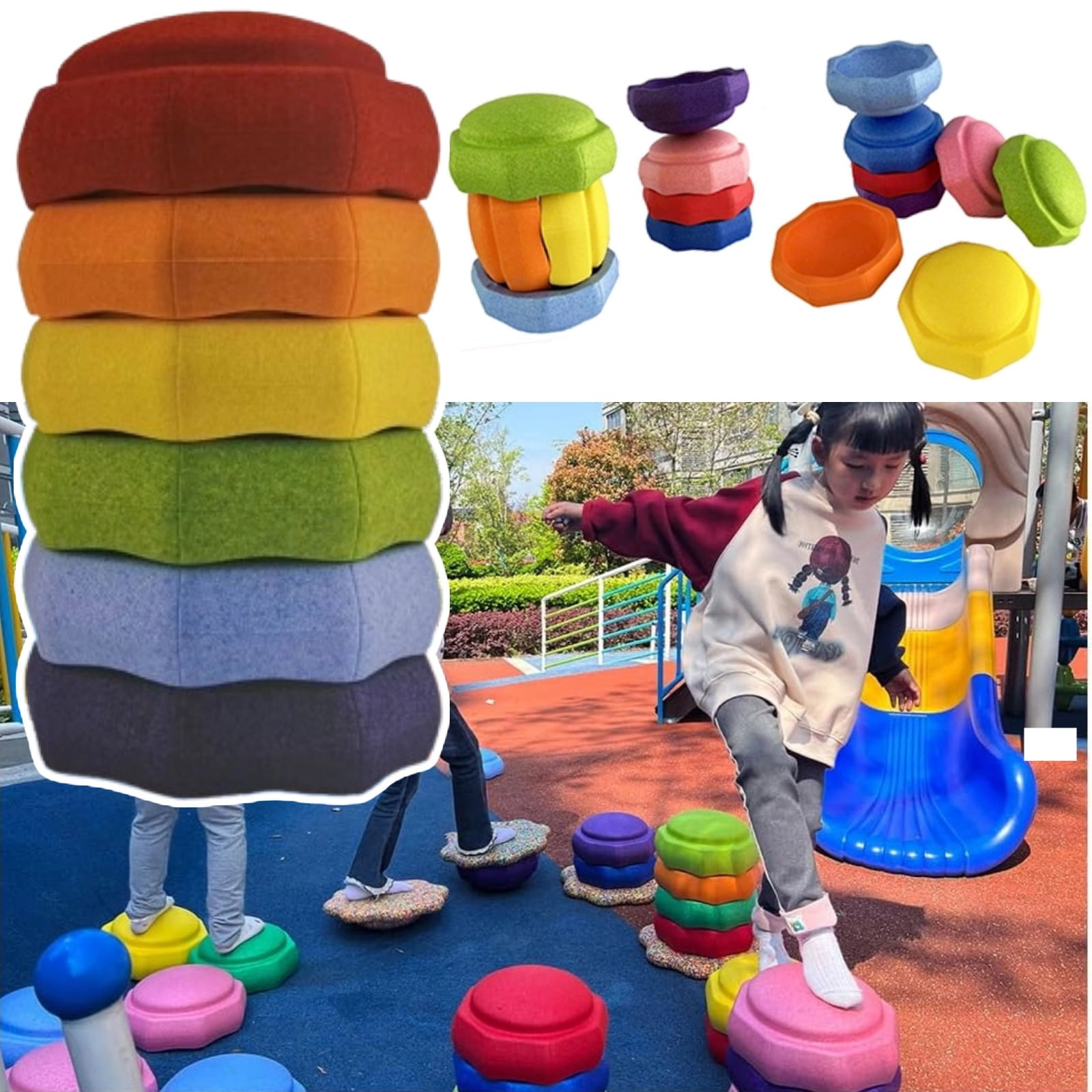 Stepping Stones for Kids,Balance Training and Sensory Coordination ...