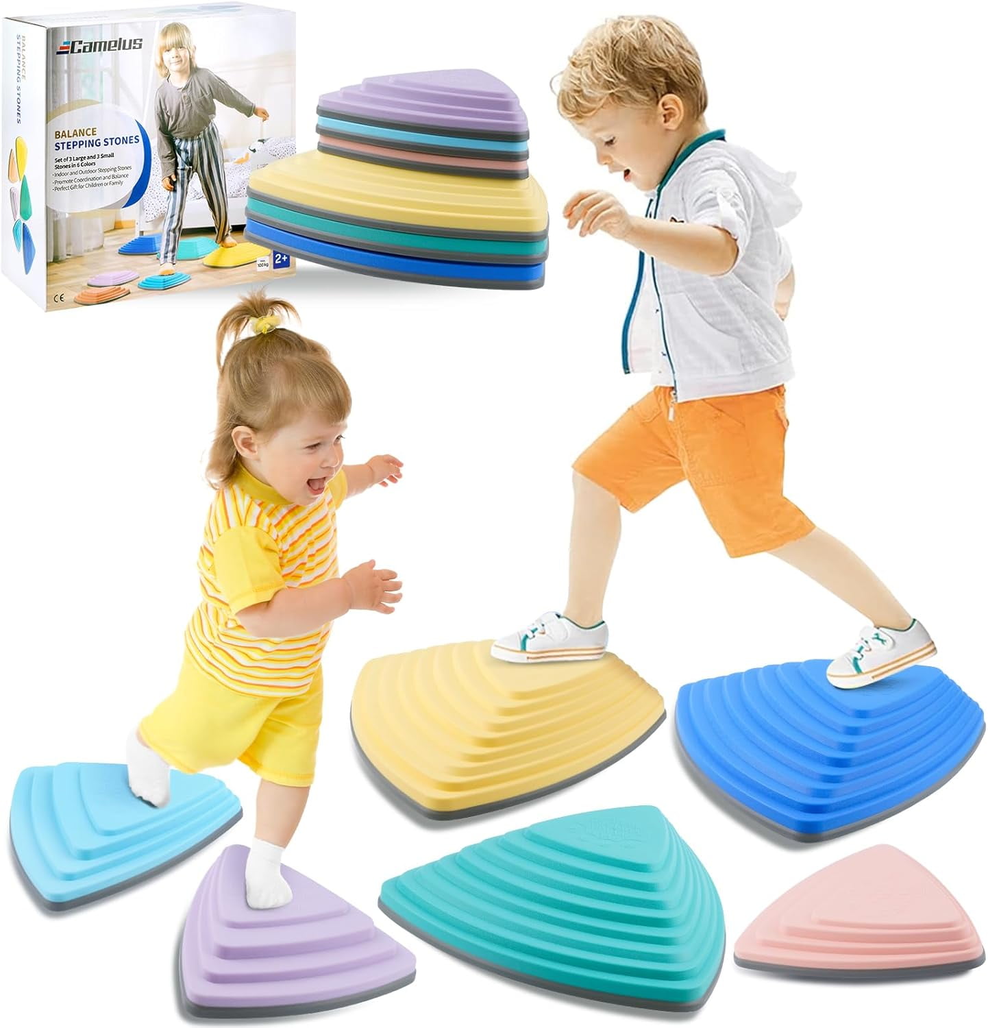 Stepping Stones for Kids, Stepping Stones for Toddlers 1-3 Indoor ...