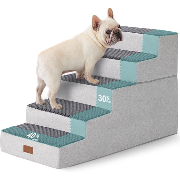 Steps for Large Dogs - Extra Wide Stairs for High Bed 2 in 1 with ...