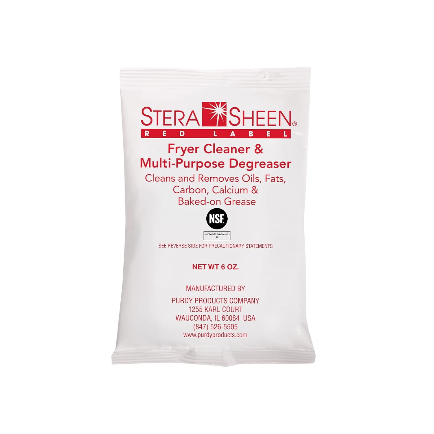 Stera Sheen - Red Label Fryer Cleaner and Degreaser - Cleaning Powder ...