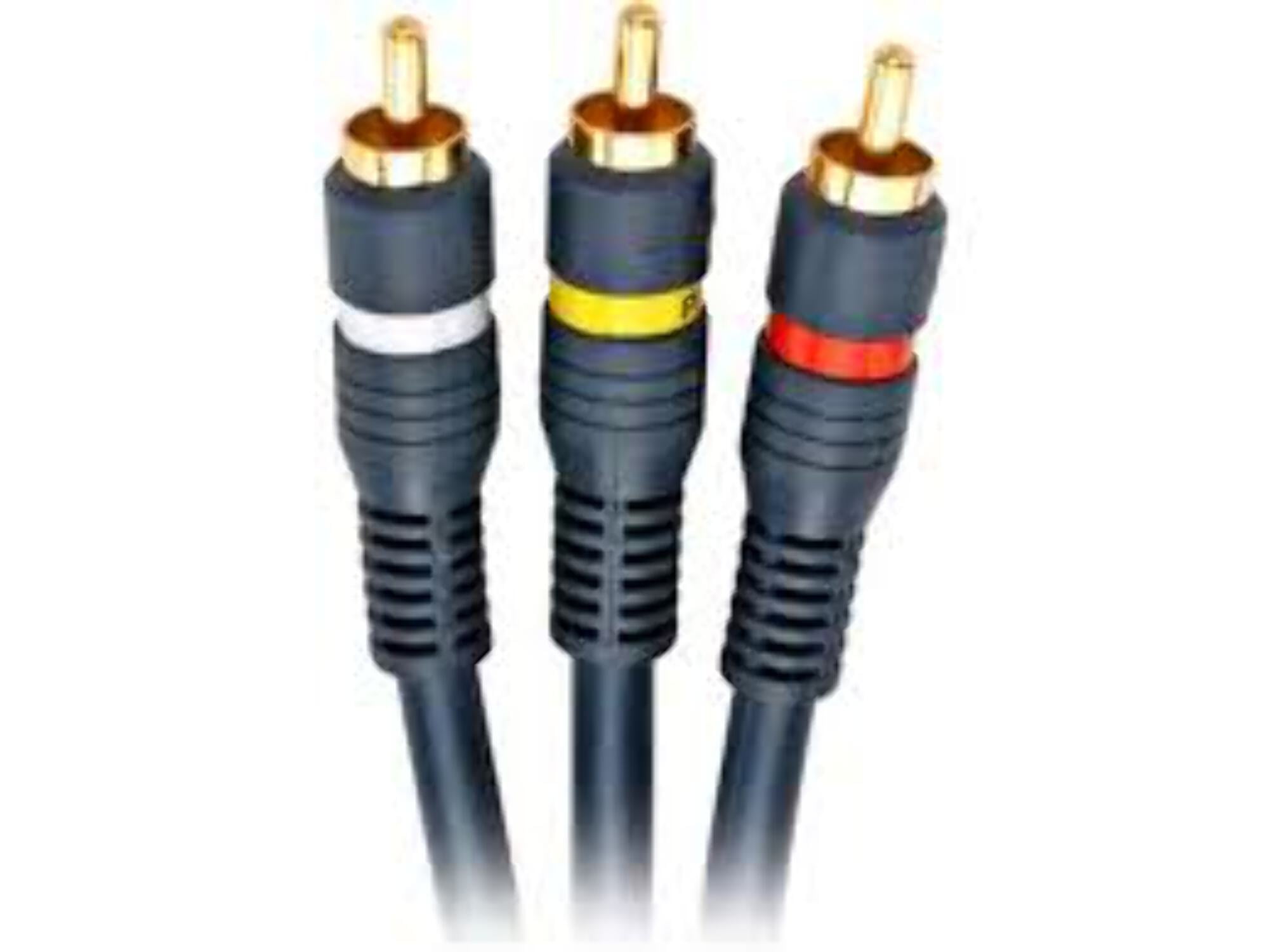 12FT 3RCA AV CABLE BLUE - Walmart Business Supplies