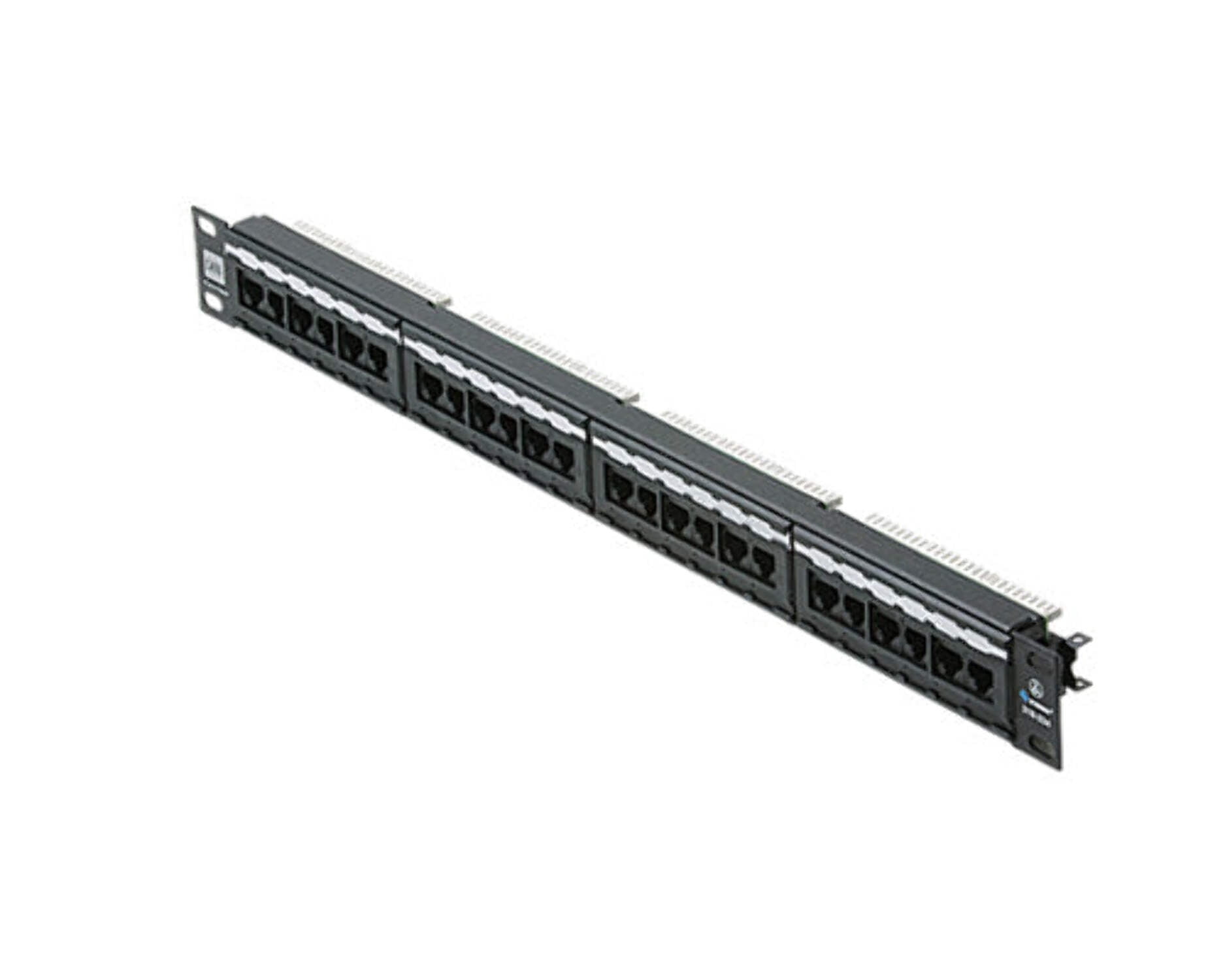 Steren 24-Port Cat6 Loaded Patch Panel | Enhanced Performance and ...