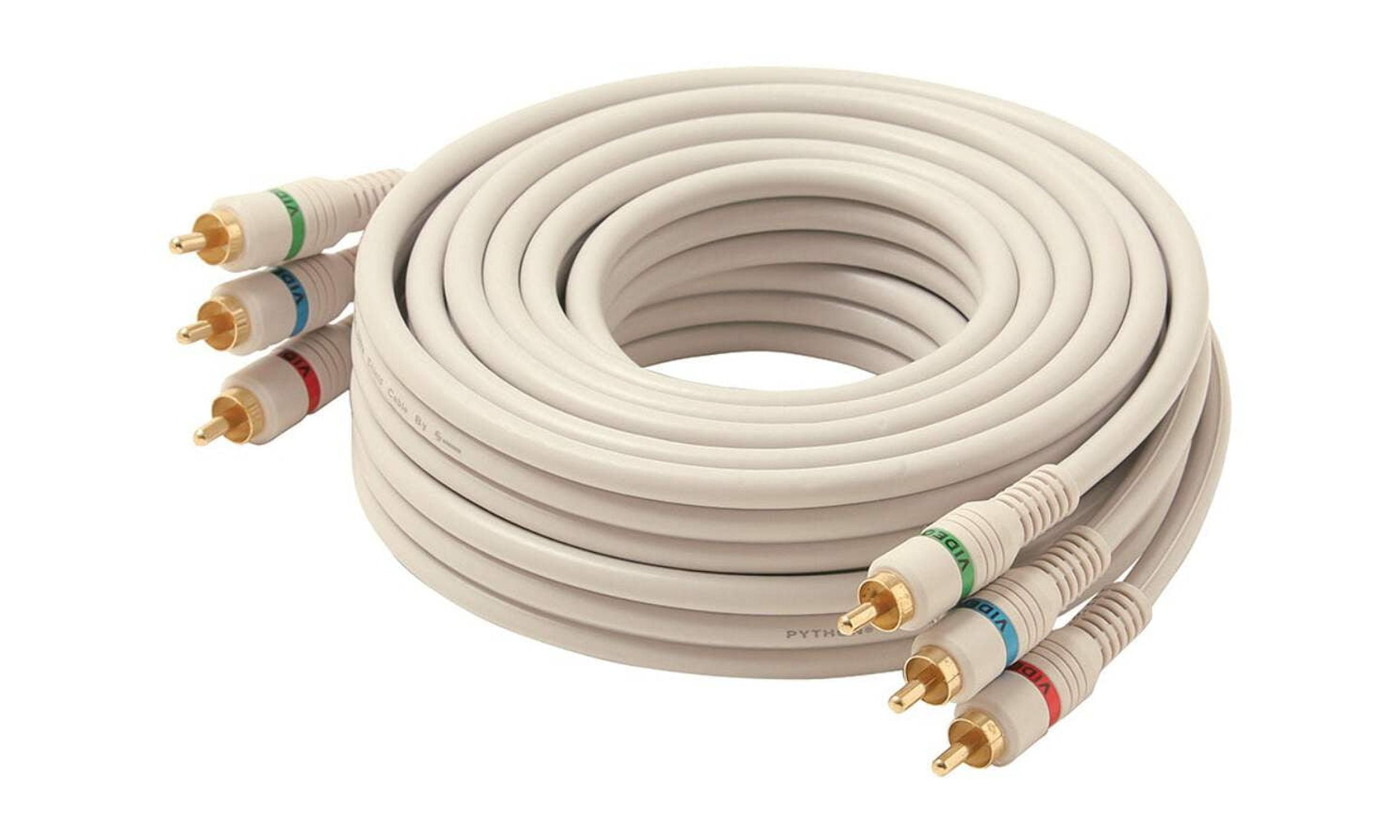 Steren 25ft 3-RCA Component Video Cable - Walmart Business Supplies