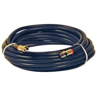 Steren 25ft RG6 Quad Shield Coax with F Connectors Black - Walmart.com