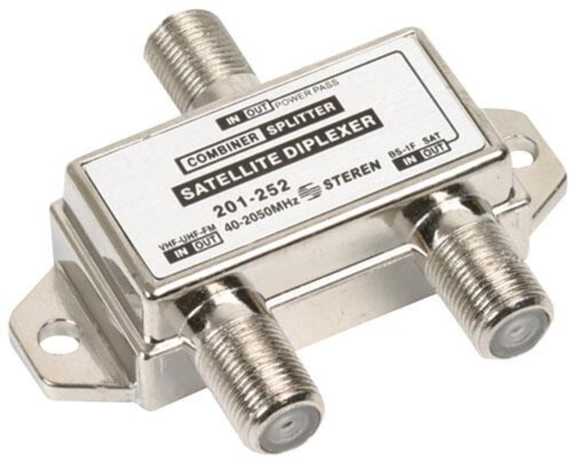 Steren 40-2050MHz TV-Satellite Diplexer/Mixer - Walmart.com