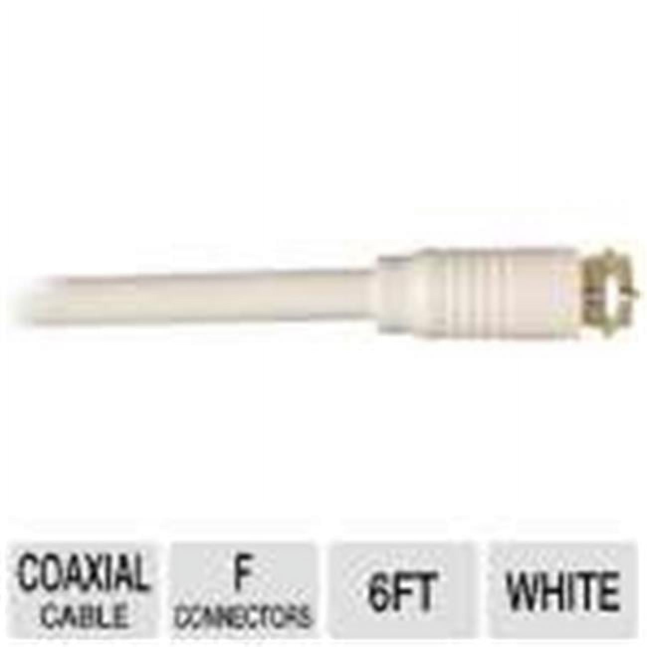 Steren-6' F-F White RG6/UL Cable - Walmart.com