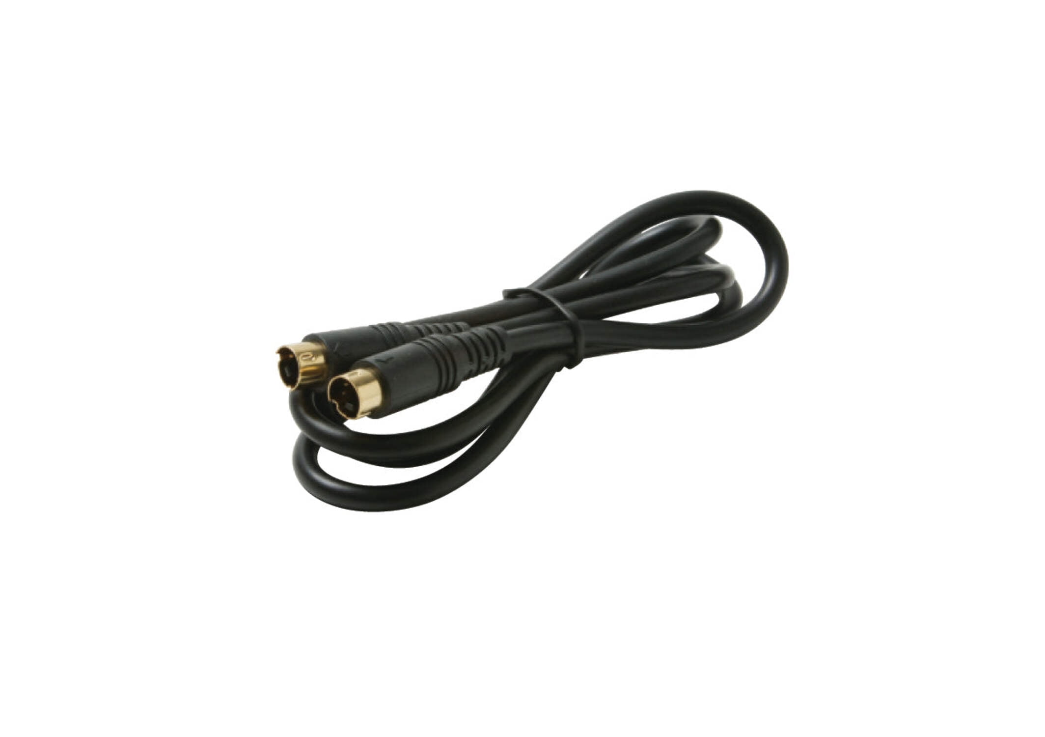 Steren 6ft High-Quality S-Video Cable with Gold Connectors, Black ...