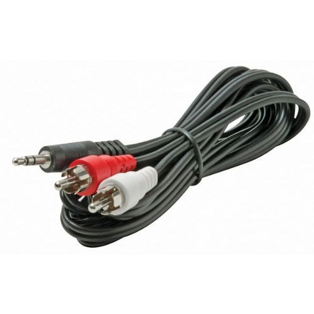 Steren BL-265-412BK Stereo Y Adapter (12 feet, Black) - Walmart.com