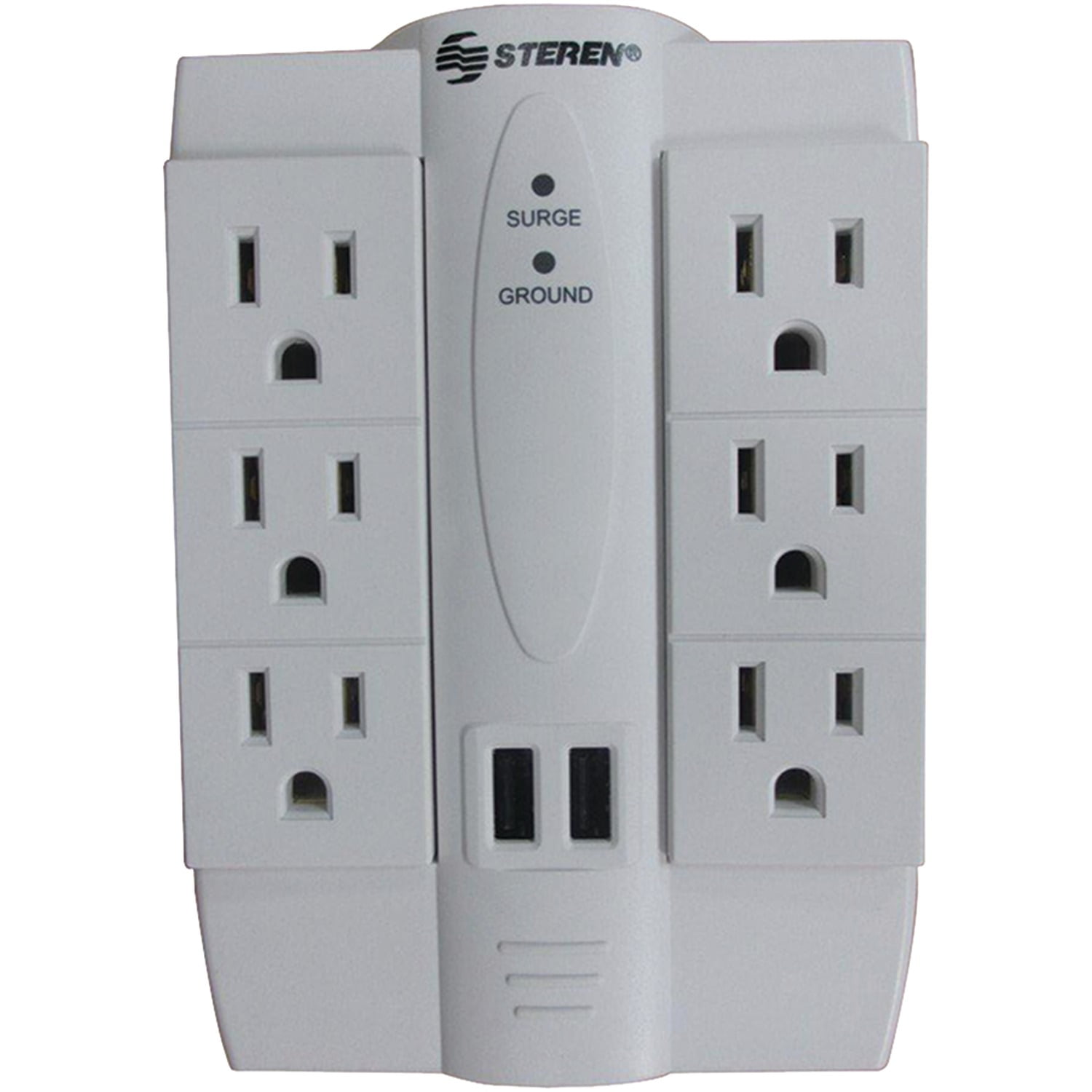 6 OUT SWVL SURGE W/ USB - Walmart.com