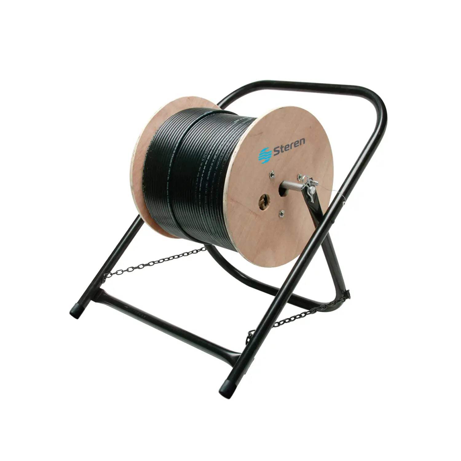 Steren Heavy-Duty Cable Caddy Stand - Holds Cable Spools Up to 100lbs ...