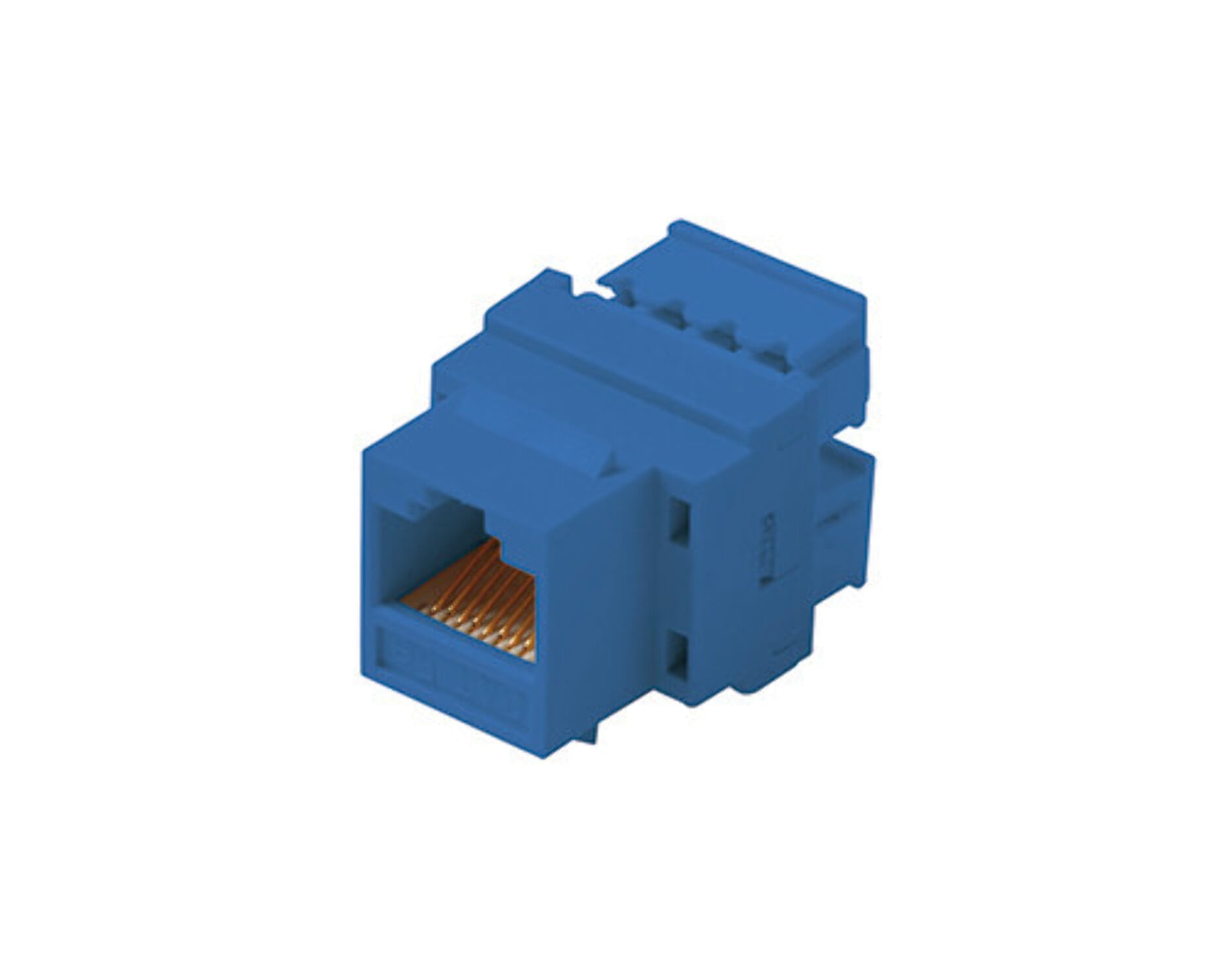 Steren Cat5e Keystone Jack RJ45 Blue - Walmart.com