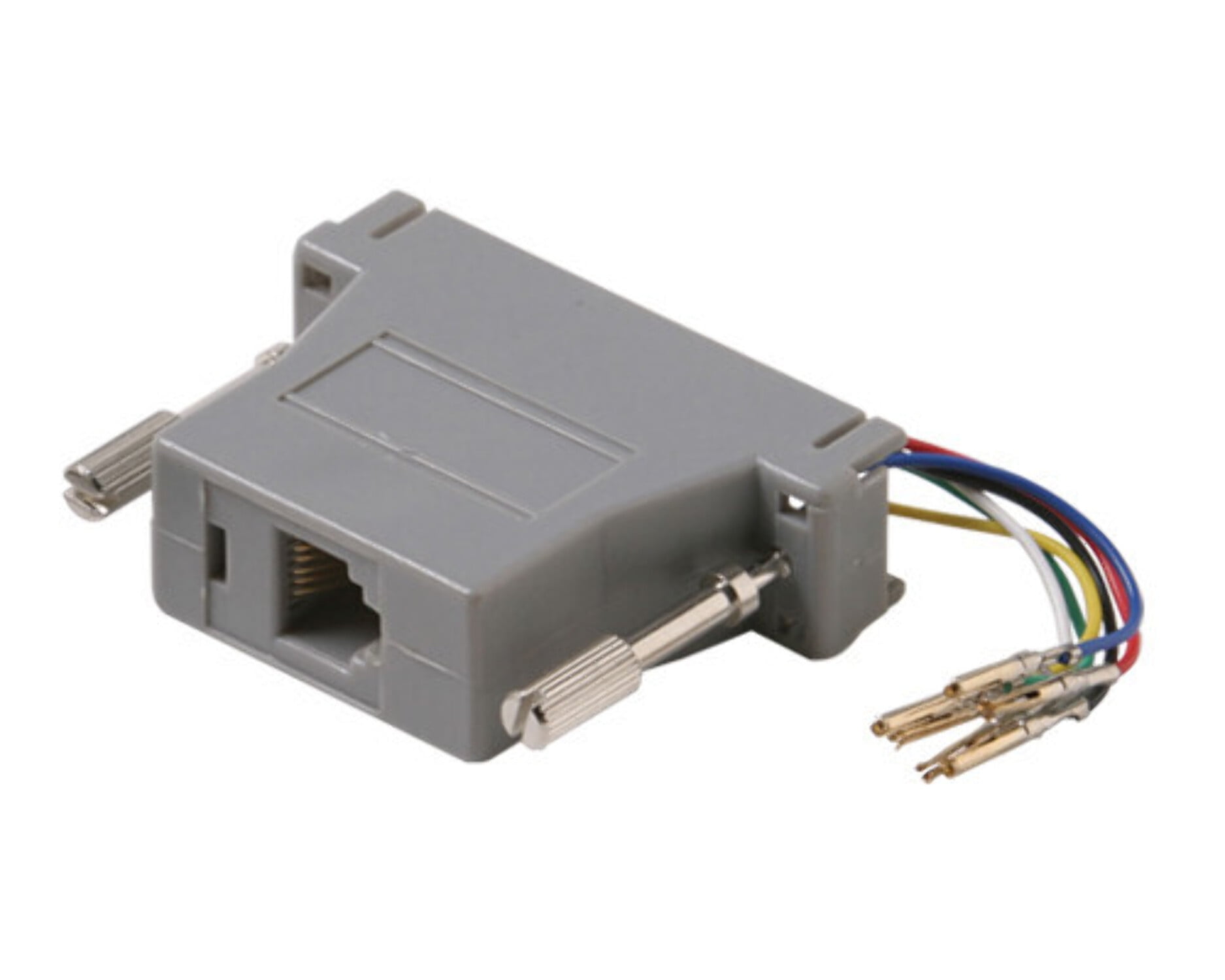 Steren DB25S-8x8 Grey Modular Adapter - Walmart.com
