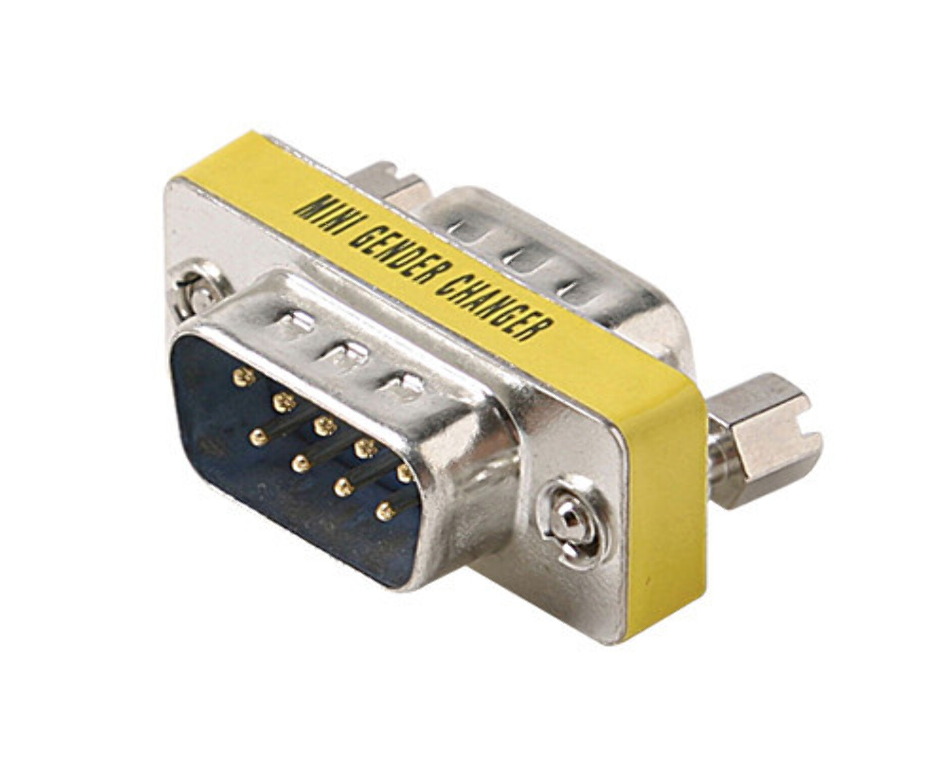 Steren DE9 Male-Male Gender Changer - Walmart.com