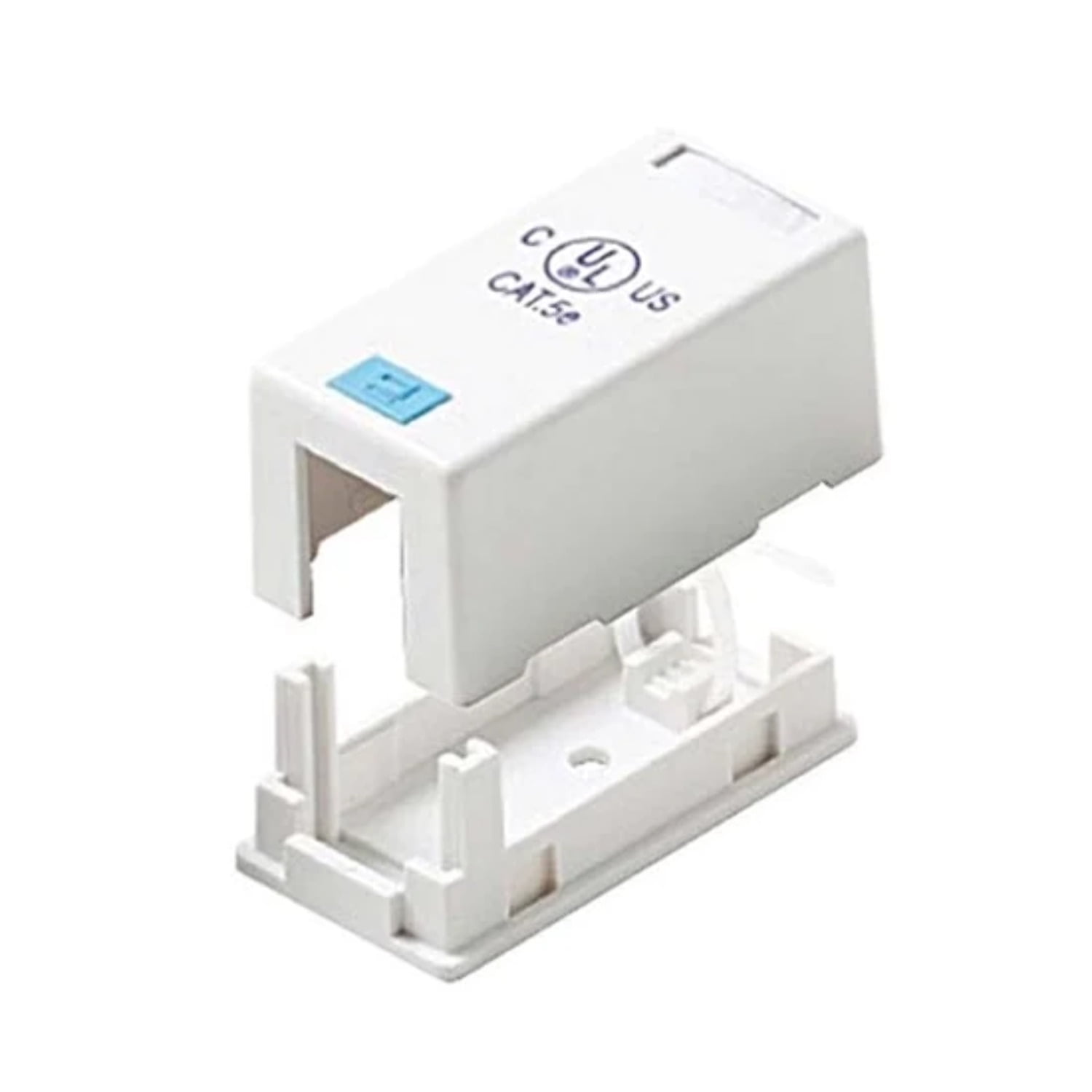 Steren Keystone 1-Port Biscuit Box White - Walmart.com