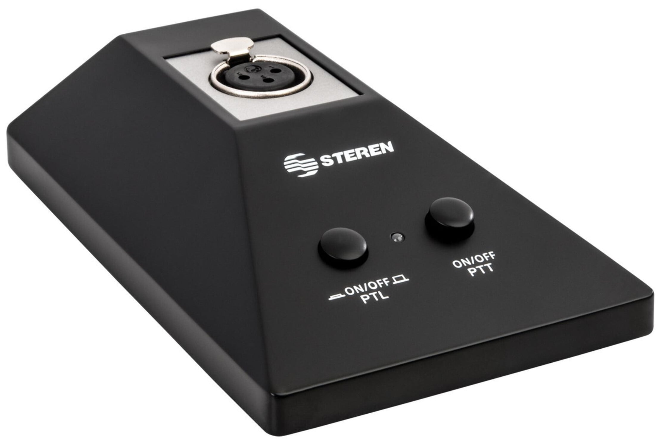 Steren XLR Microphone Base for Gooseneck with swith. - Walmart.com